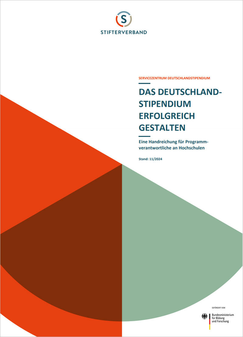 Das Deutschlandstipendium erfolgreich gestalten | Stifterverband