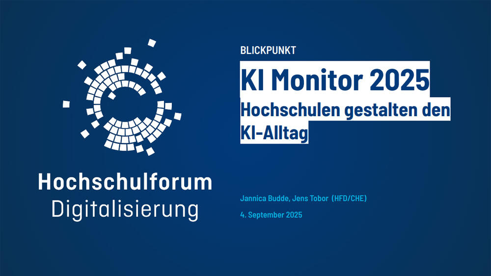 KI Monitor 2025: Deutsche Hochschulen im Wandel | Stifterverband