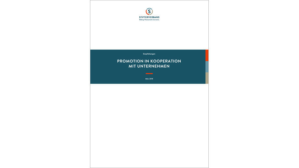 Promotion in Kooperation mit Unternehmen | Stifterverband