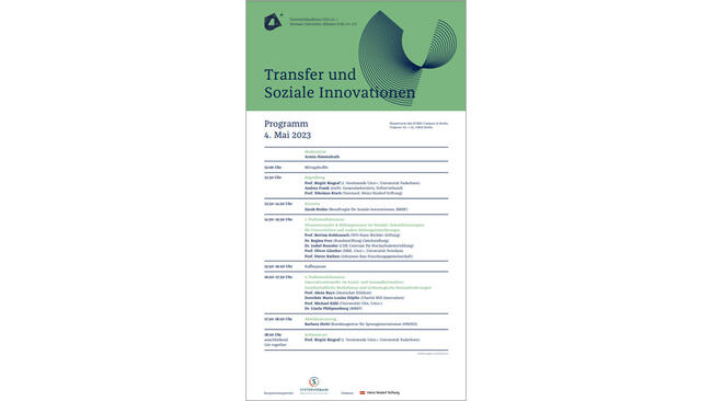 Transfer und Soziale Innovationen | Stifterverband